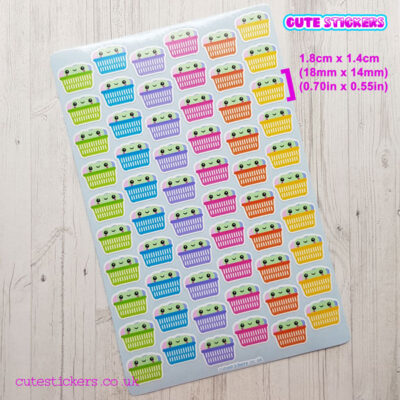 Laundry Planner Stickers - Cute Stickers